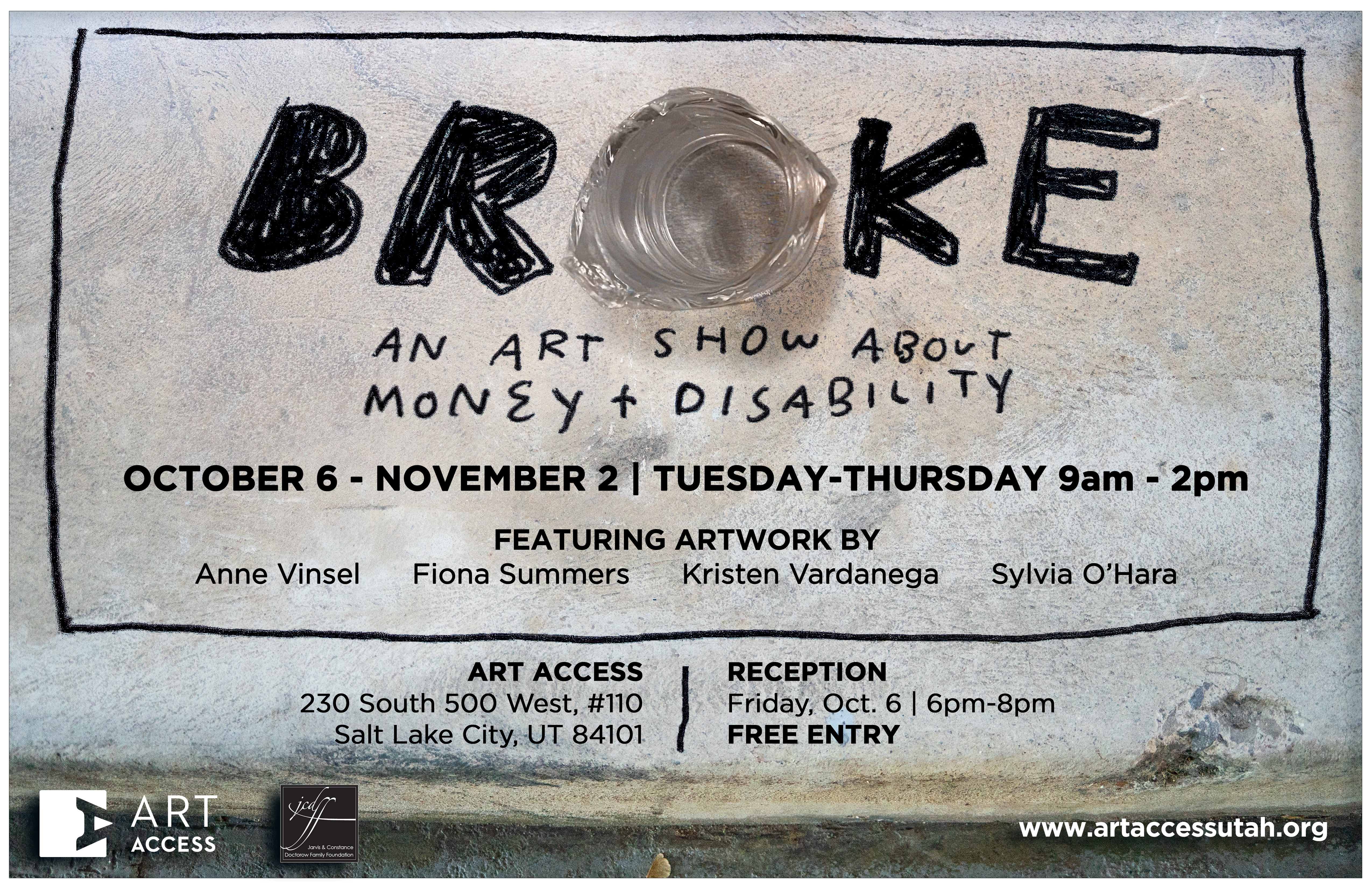 Broke Poster FINAL | Art Access Utah