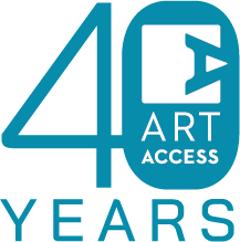 AA_40logo_blue | Art Access Utah